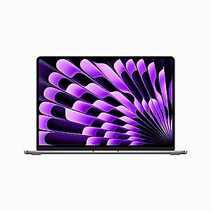2023 Apple MacBook Air with Apple M2 Chip (15-inch, 8GB RAM, 512GB SSD Storage) (QWERTY English) Space Gray (Renewed)