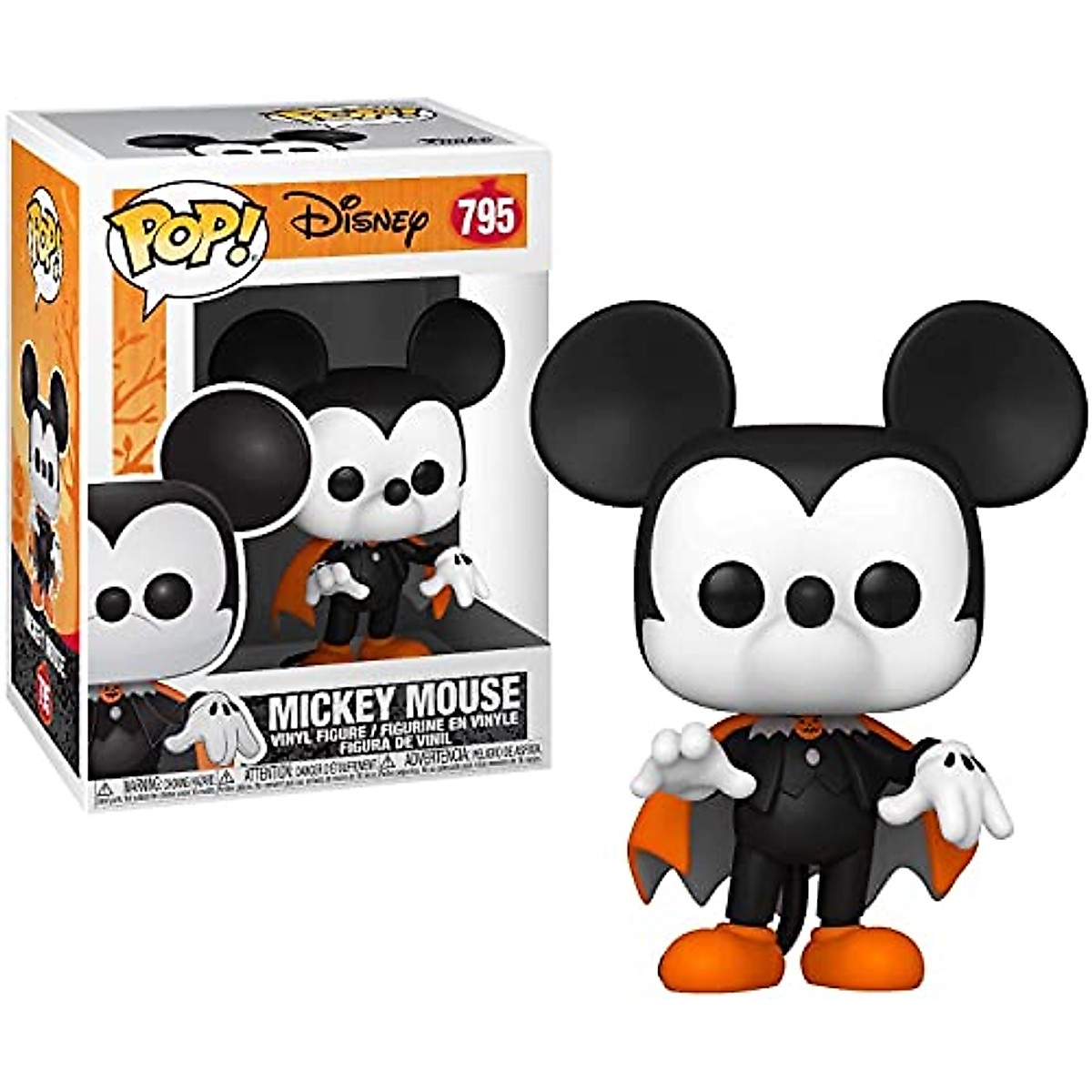 POP Disney: Halloween - Spooky Mickey Mouse Funko Pop! Vinyl Figure (Bundled with Compatible Pop Box Protector Case) Multicolor 3.75 inches