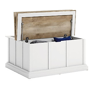 Sauder Cottage Road Coffee Table, White Finish