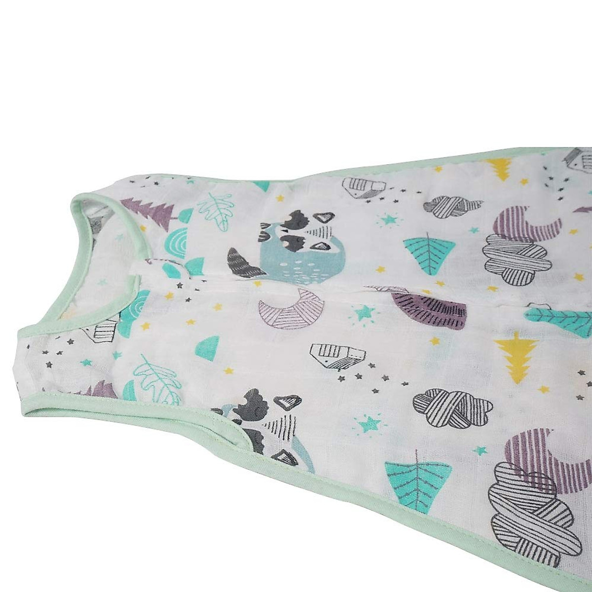 Toddler Sleeping Sack Muslin Cotton Lightweight Wearable Blanket Thin Summer Sleeping Bag Baby Sleeveless Sleep Sacks 0.5 Tog Boy Soft 6-12 Months Girl Infant Sleep Bag 12-18 Months Toddler 2T