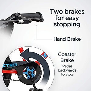 Schwinn Twister Kids BMX Style Bike, Boys and Girls, 20-Inch Wheel, Single Speed, Age 7-13 Year Old, Handlebar Pad and Number Plate Included, Rider Recommended Height 48-60 Inch, Red