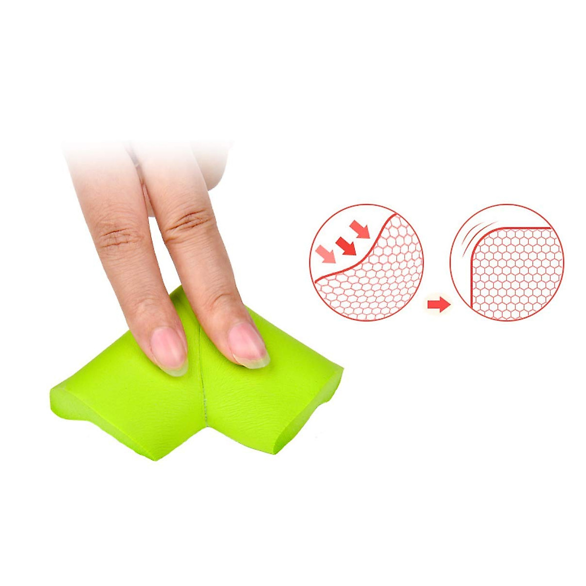 Corner Protector, Baby Proofing Table Corner Guards, 3M Pre-Taped Table Corner Protector Keep Child Safe, Protectors for Furniture Against Sharp Corners (4 Pack)