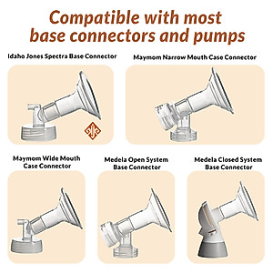 Idaho Jones Pump in Comfort Bundle: Flange Inserts & Cushy Silicone Flanges for Breast Pumps - Optimize Your Pumping Experience!
