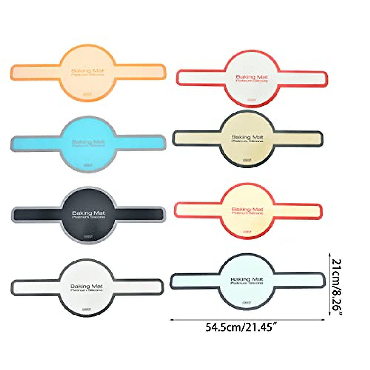 Fit For Oven Bread Baking Non-stick Baking Mat With Long Handle Reusable Silicone Sheets Heat Resistant Pad Dough Pastry Parchment Paper