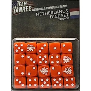 Flames of War Team Yankee Netherlands Dice Set (TDU90)