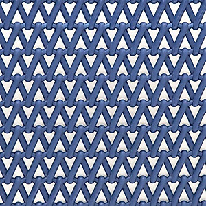 Life Story Lightweight Heavy Duty Storage Woven Trendy Basket 10 Quarts w/Built-in Handles, Blue