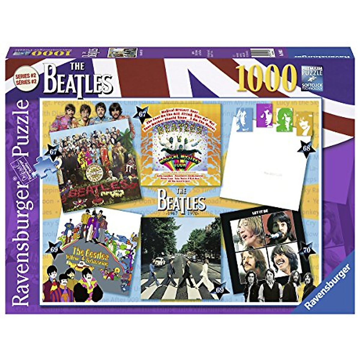 Ravensburger The Beatles: Albums 1967-1970 Puzzle Set (1000 Piece)