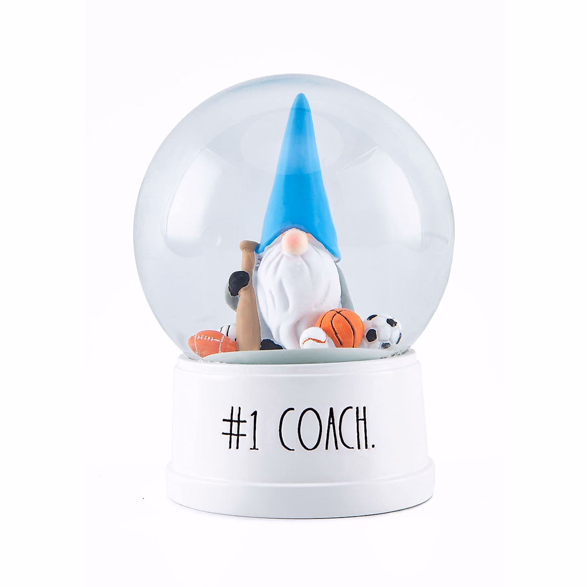 Rae Dunn Snow Globe - Snow Globes for Adults Unique Design - Cute Shelf Decor for Home & Office - Snow Globes for Women - Snowglobe Gifts for Nurses - Nurse Gift Collectibles - Bolas de Nieve