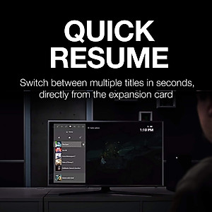 Seagate Storage Expansion Card 2TB Solid State Drive - NVMe SSD for Xbox Series X|S, Quick Resume, Plug & Play, Licensed (STJR2000400) Black