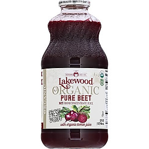 Lakewood Organic Beet Juice, 32 Fl Oz (Pack of 1) Package May Vary