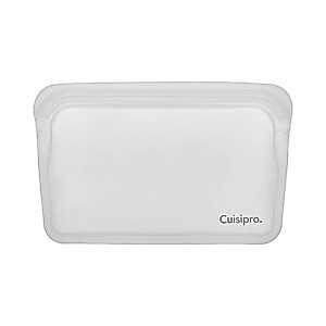 Cuisipro Silicone Reusable Leakproof Bag, 13.5 Ounce, Clear