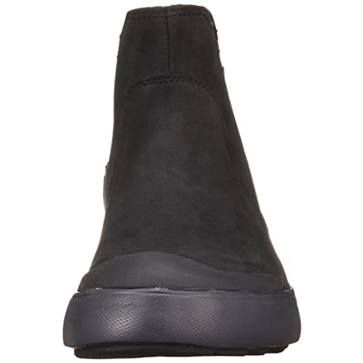 KEEN Women's Elena Pull On Waterproof Chelsea Boot, Triple Black/Black, 7.5