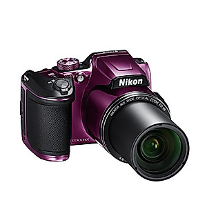 Nikon COOLPIX B500 16MP 40x Optical Zoom Digital Camera with Built-in Wi-Fi - (Plum) - (International Version)