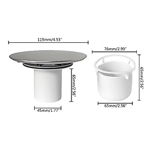 Bath Stopper Drain Shower Plughole Sink Stopper Shower Bathroom Drain Sink Strainers