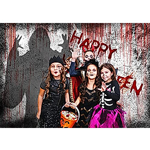 Happy Halloween Backdrop Nightmare Before Christmas Background Scary Ghost Party Decorations for Kids Photography Pictures 7X5FT 072