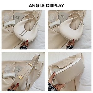 Ergocar 2022 New Women's Tote Handbags, Crescent Bags for Women Fashion Women Underarm Bag Top-Handle Bag, Green