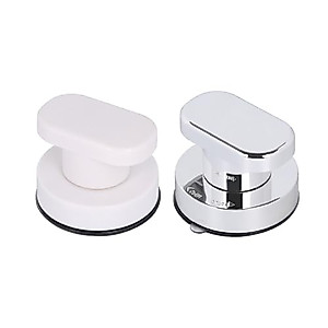 Fcnjsao Suction Cup Handles Powerful Grip Vacuum Sucker for Shower Bathroom Kitchen Glass Door Tile Reusable 2 Colors