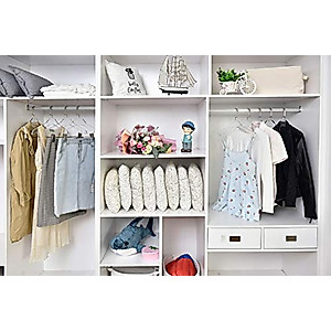 Quality Clear Acrylic Clothing Hangers – 5-Pack, Stylish Clothes Hanger with Silver Hooks - Coat Hanger for Dress, Suit - Closet Organizer Adult Hangers - Space Saving Cloth Hangers (Silver Hook, 5)