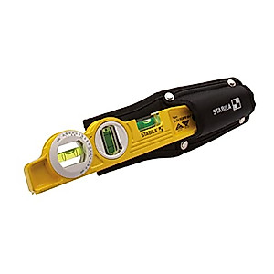 Stabila 16670/0 25 cm"Torpedo Type 81 SV REM W360" Spirit Level With Bag - Yellow/Black