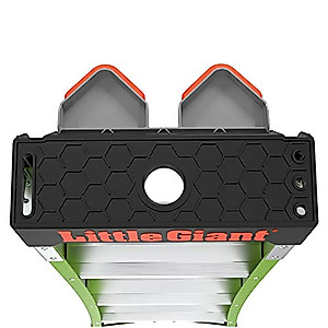 Little Giant Ladders, King Kombo, Professional, 4 ft. A Frame, 7 Ft. Extension, Fiberglass, Type 1AA, 375 lbs weight rating, (13470-001)