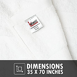 Premium White Bath Sheets Towels for Adults – 2 Pack Extra Large Bath Towels 35x70-100% Soft Cotton + Washcloths Set – Pack of 12, 13x13 Inches 100% Cotton Wash Cloths for Your Body and Face Towels