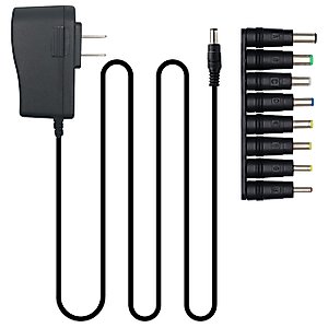 EIKS AC/DC Wall Adapter Replacement Power Supply - 7.5V 1A - Tip:5.5 x 2.5mm / 5.5 x 2.1mm with Positive Center