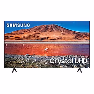 Samsung 75-inch TU-7000 Series Class Smart TV | Crystal UHD - 4K HDR - with Alexa Built-in | UN75TU7000FXZA, 2020 Model