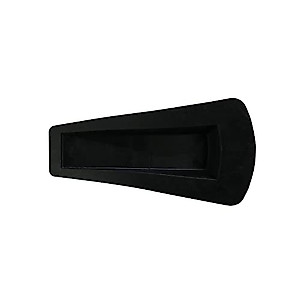 Shepherd Hardware 8934E 8934 Heavy Duty Rubber, Black, 2 Pack Door Wedge, 2-Pack