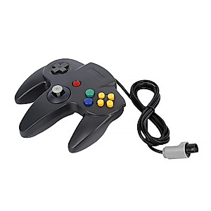 QUMOX 2X Game Controller Joystick for Ntdo 64 N64 System GamePad Black