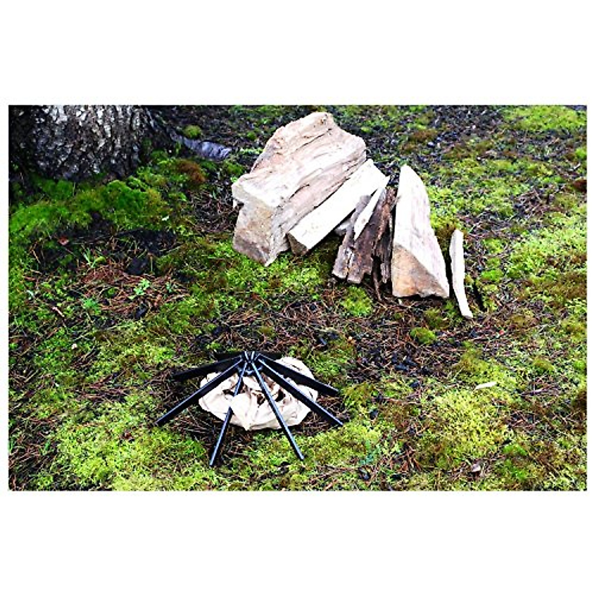 Hibbard Enterprises - Fire Lighter Spider - Outdoor Fire Starter for Kindling and Maintaining Campfire, Fire Spider Tool.