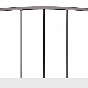 Hillsdale Warwick King Metal Headboard, Gray Bronze