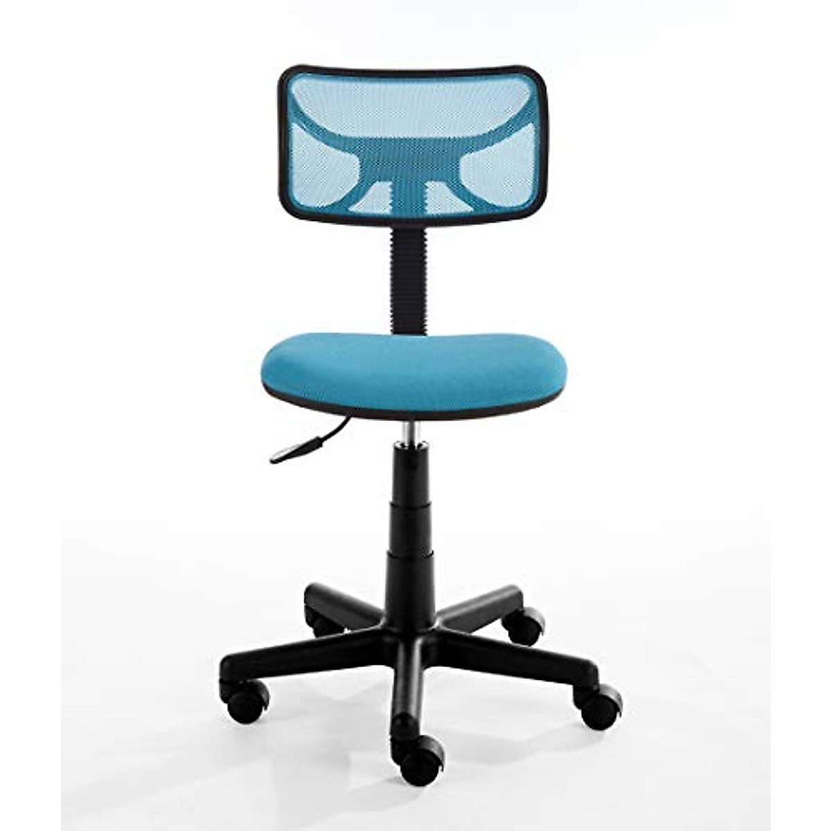 Urban Shop Swivel Mesh Desk Chair, Blue 20.86D x 22W x 33.46H in