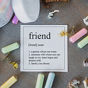 messagepillco Messages in a Bottle Friendship Gift for Your Bestfriend (50PCS) Pre-Written Capsule Letters in Plastic Jar BFF Gifts Perfect for Unique Birthday Gifts, Sister and Valentine’s Day