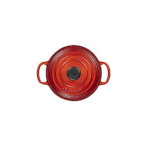 Le Creuset Enameled Cast Iron Signature Round Dutch Oven, 2 qt., Cerise