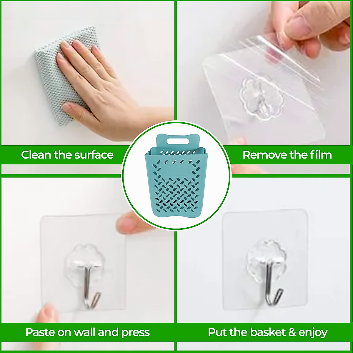 COZYVIBE Foldable Plastic Laundry Basket, Durable and Lightweight, Ideal for Home Storage