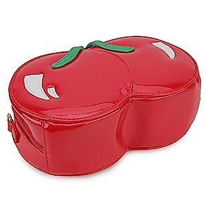 ENJOININ Sequins Red Cherry Shoulder Bag Women's Crossbody Bag Girl's Clutch Bag Fashion Purses and Handbags