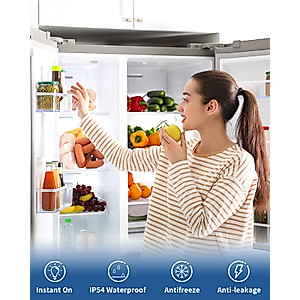 Pazetiv Waterproof LED Refrigerator Light Bulbs 40W Eqv, 120V, Daylight 5000K, E26 Medium Base, Fridge Light Bulb, Freezer Bulb, A15 LED Appliance Bulb, Not Dimmable