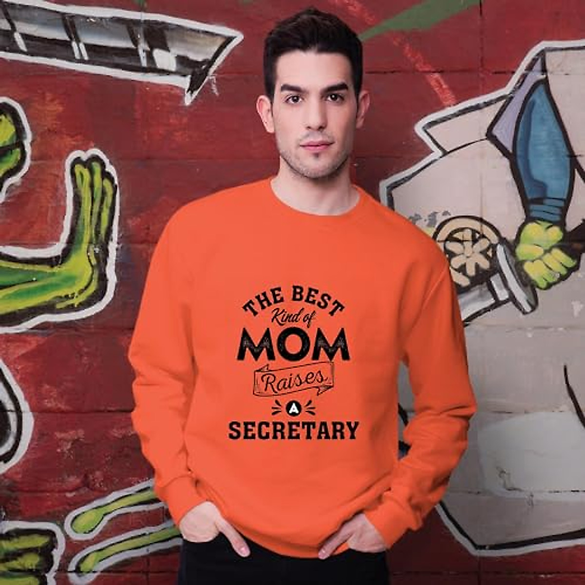 Mothers Day Gift for Busy Secretary Mom Who Raises the Best Kind White and Muticolor Unisex Long Sleeve T Shirt