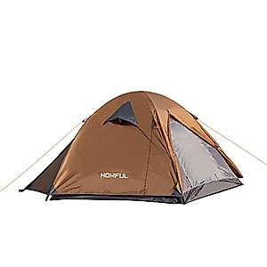 HOMFUL Camping Tent 2 Person,Ultralight Backpacking Tent Waterproof Windproof 2 Doors Tent Easy Setup for Hiking,Climbing,Mountaineering