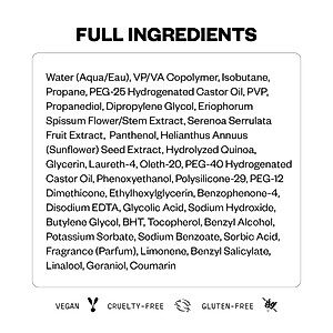 IGK Big Time Volume Hair Mousse | Volume + Thickening + Lightweight Formula | 6.2 oz