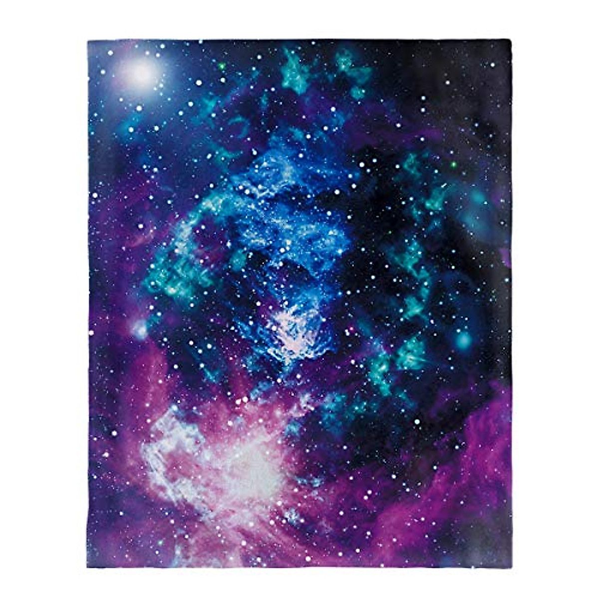 Jekeno Galaxy Blanket Soft Comfortable Purple Print Throw Blanket for Sofa Chair Bed Office 50"x60"