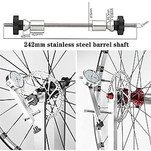 Biking Maintenance Tools Bicycle Wheel Truing Stand, Wheel Tuning Repair Tool Kit, Professional Bike Wheel Repair Truing Bearing Workstands, 10-29" Bicycle Mechanic Repairing Rack