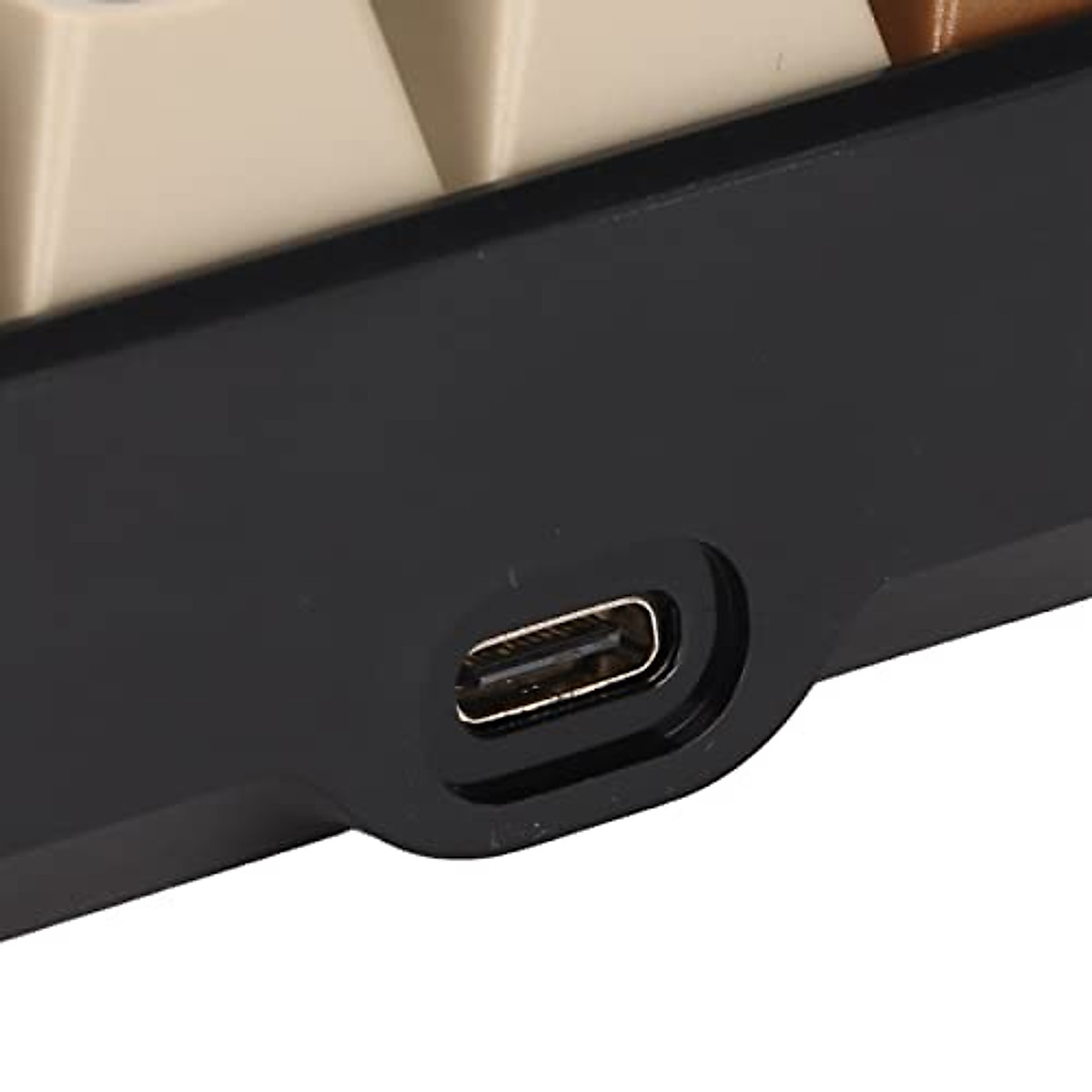 Zyyini 61keys Mechanical Keyboard,Line Separation Typ C Gaming Keyboard Mixing Light Ergonomics Key,Computer Keyboard for Win2000, ME,XP, Vista,Win 7,HarmonyOS, Win 8,Win 10,Android,OS X(Green axis)