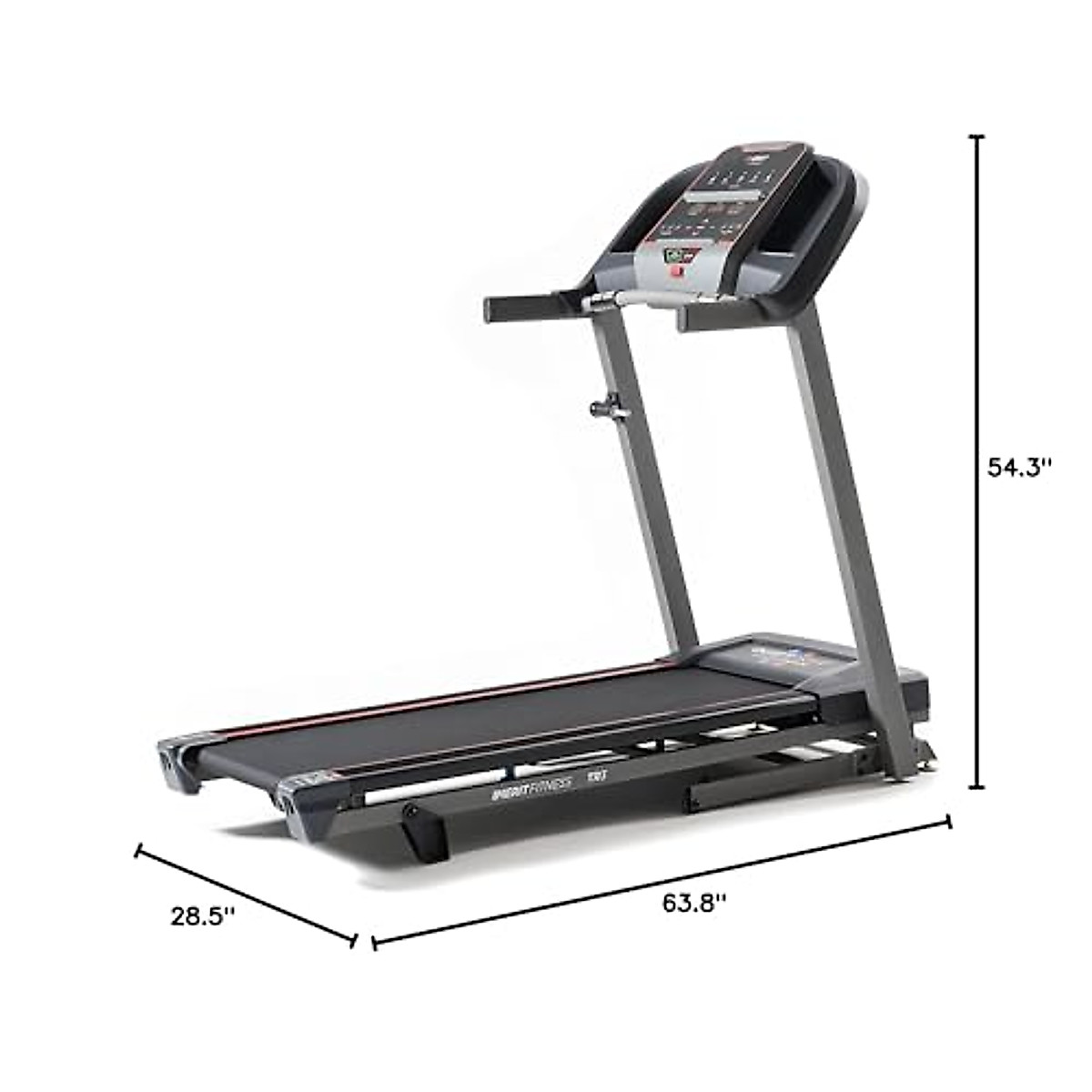 Merit Fitness TR3 Treadmill, Gray