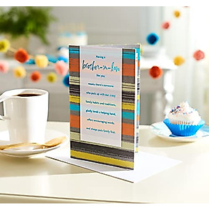 American Greetings Birthday Card for Brother-In-Law (Feeling Proud)