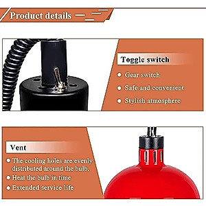 LINKANRUO Commercial Food Warmer,Warmer Lamp Hose Retractable Food Heating Lamp,Hanging Food Heat Lamp,for Home Kitchen Hotel Restaurant Food Service Lamps