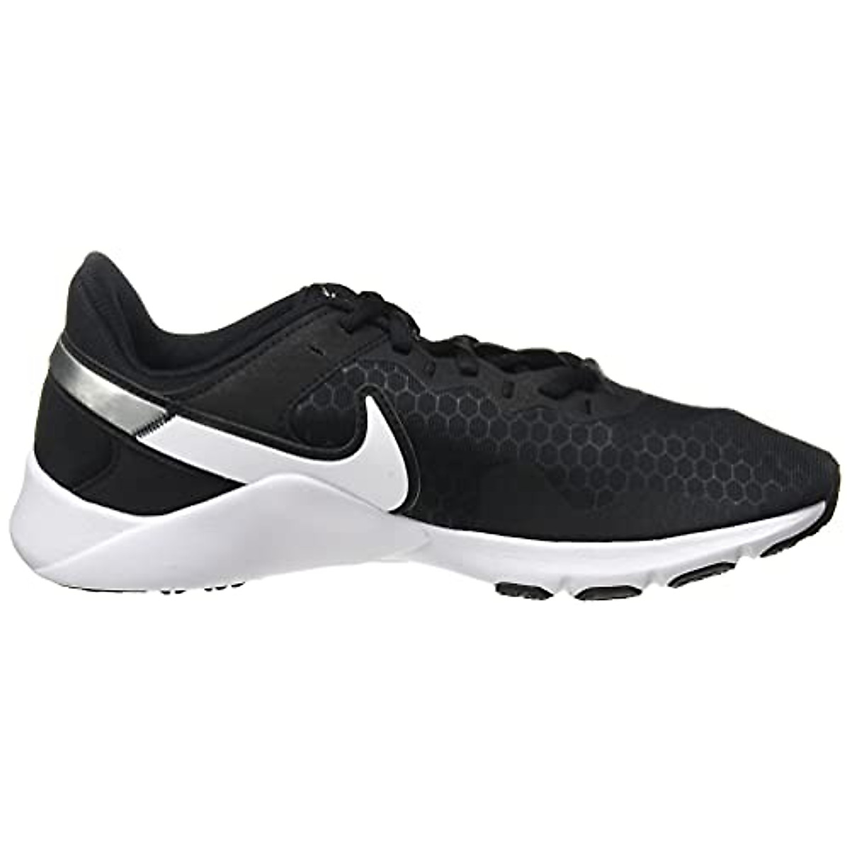 Nike Men's Gymnastics Shoe, Black White Metallic Silver, 13
