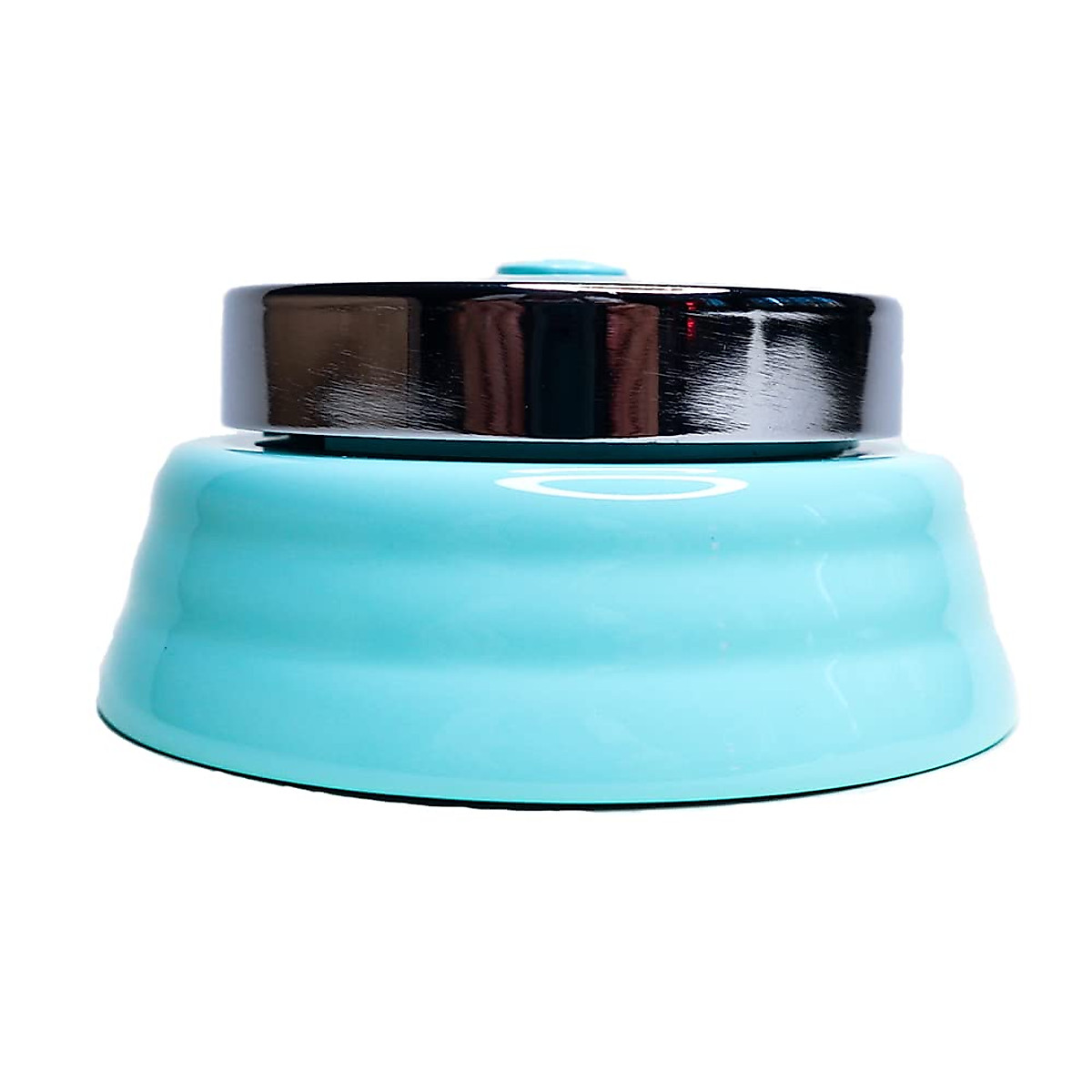 No Battery Required Stainless Steel with Magnet Countdown Student Time Manager Loud Alarm Kitchen Mechanical Baking Reminder Timer (Green)