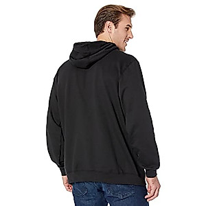 Carhartt Men's Loose Fit Midweight Camo Logo Graphic Sweatshirt, Black, Large