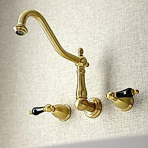 Kingston Brass KS1287PKL Duchess Kitchen Faucet, Brushed Brass